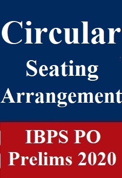 Circular Seating Arrangement Questions for IBPS PO Prelims